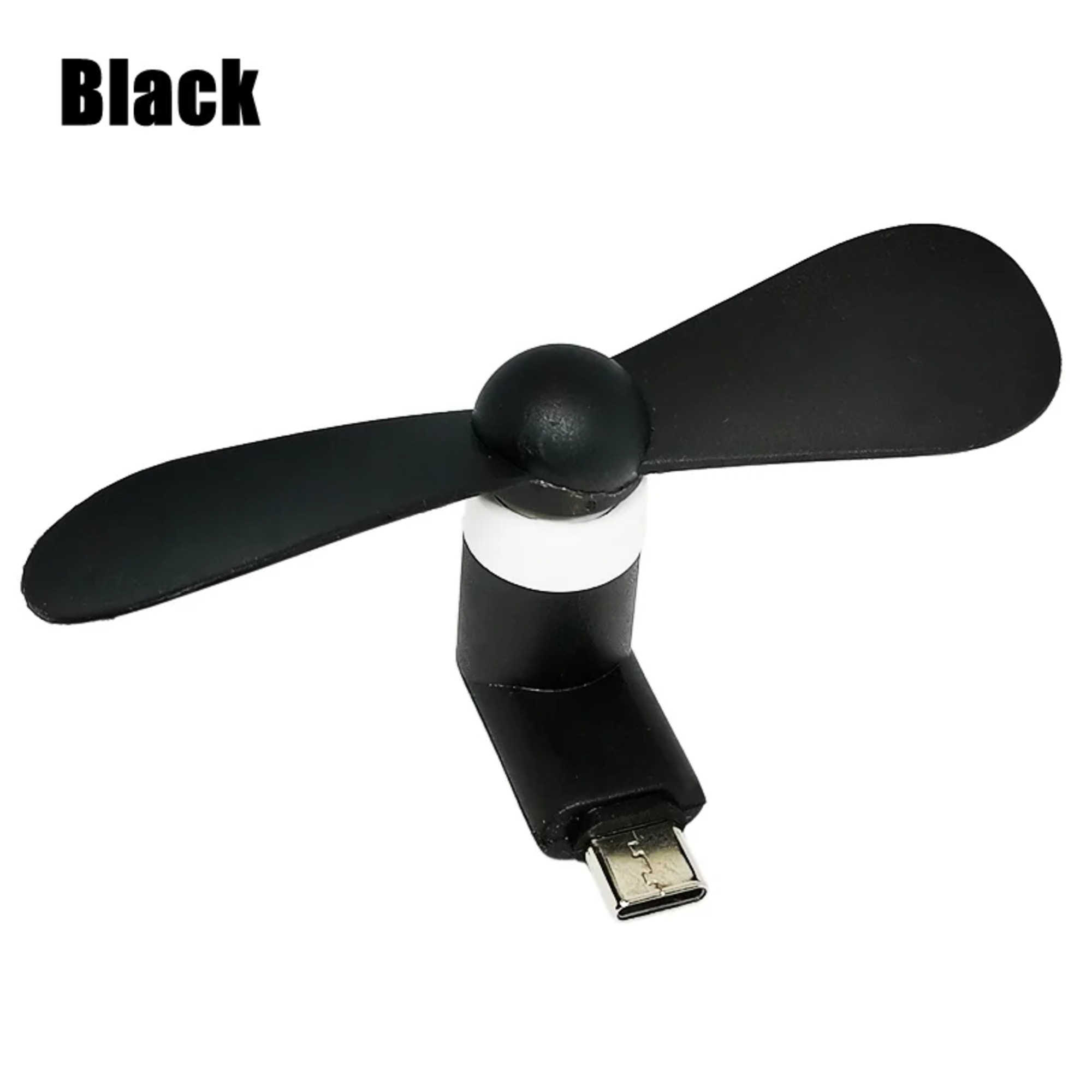 Portable 1W Micro & Type-c Fan - Compact Low Noise Adjustable Angle ...