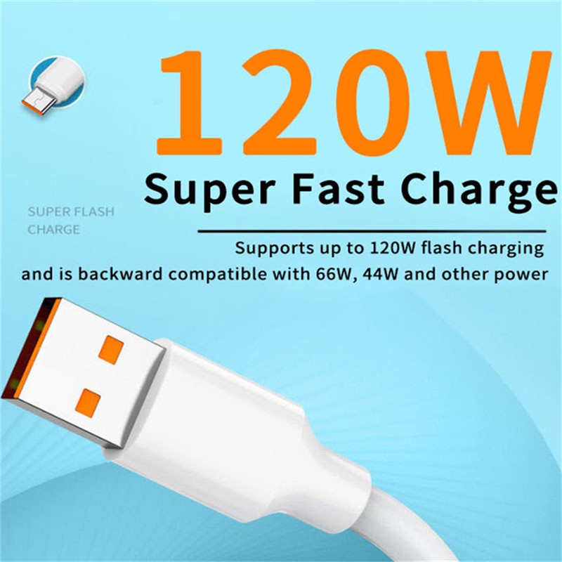 120w Super Fast Micro Data Cable ( 6mm Thick Wire ) Super Strong And ...