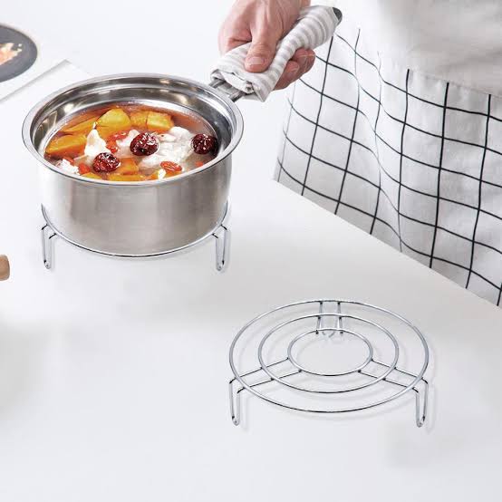 Heat Resistant Hotpot Stand Stainless Steel Cooking Pot & Pan Stand ...
