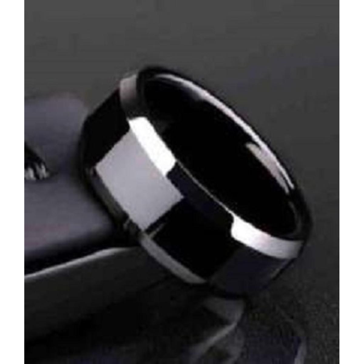 Plain Black Titanium Challa Ring for Men and Boys | Daraz.pk