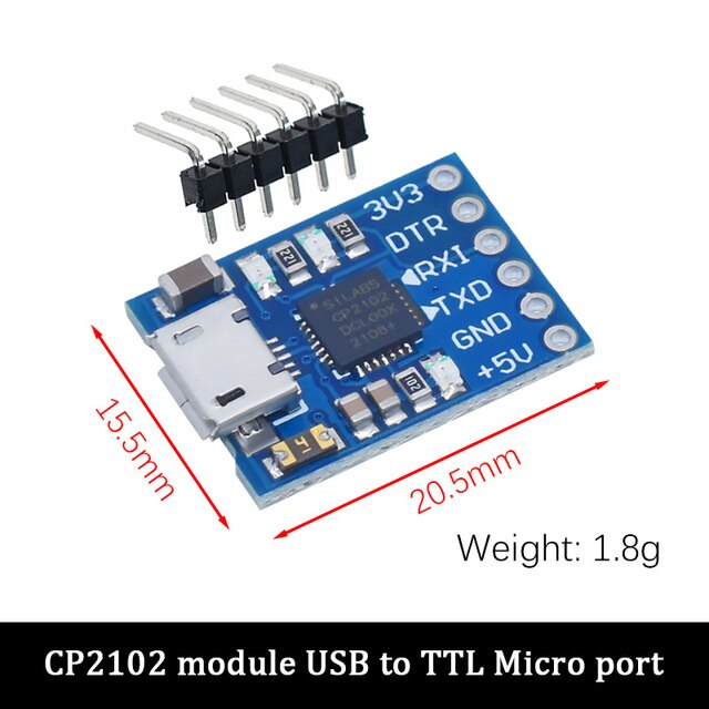 CH340 module USB to TTL CH340G upgrade download a small wire brush ...