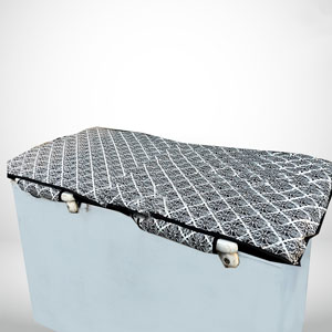 Double Door Deep Freezer Cover Made By Dual Layer Cotton With Polyester ...