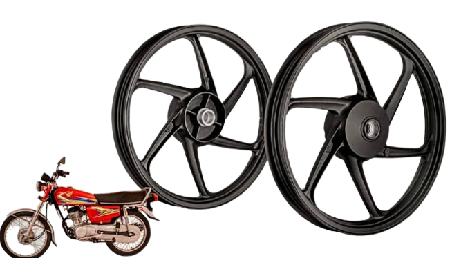 Motorcycle Honda cg125 self/ classic Alloy rims ( Big hub / imported ...