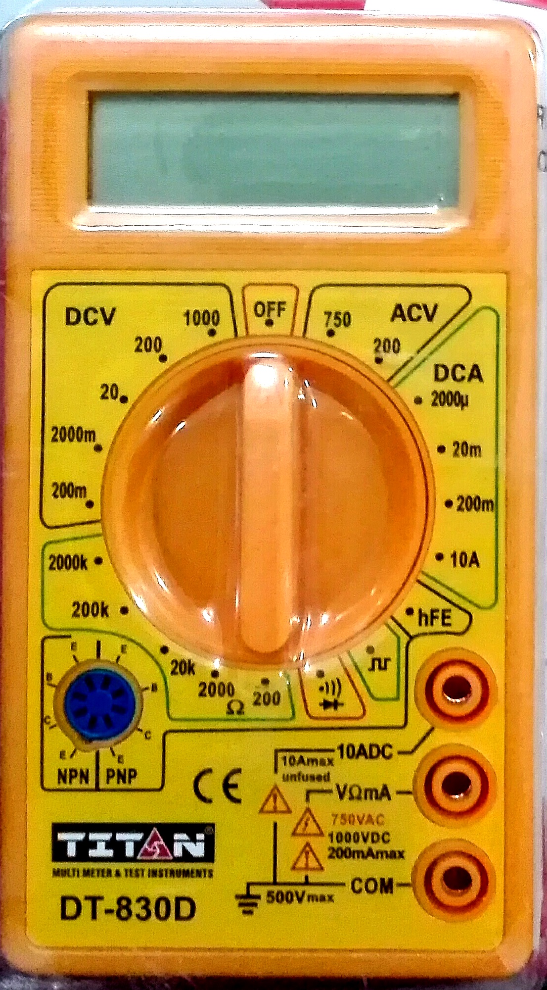 Titan Digital Multimeter DT830D | Daraz.pk