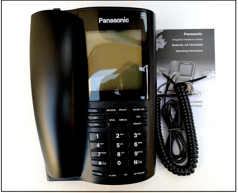 Large LCD Display High Quality Speaker Phone Telephone PTCL Land Line ...