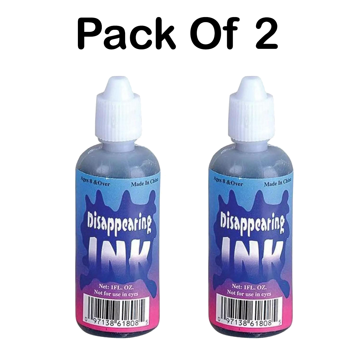Disappearing Magic Ink – Harmless Prank Liquid for Clothes – Vanishing ...