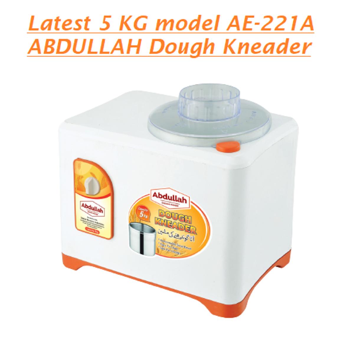 Abdullah Dough Maker 5 kg Latest Model Dough Kneader 5kg - Flour Roti ...