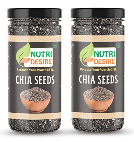Nutri Desire Immunity Booster High Rich Protein Chia Seeds (Pack of 2 ...