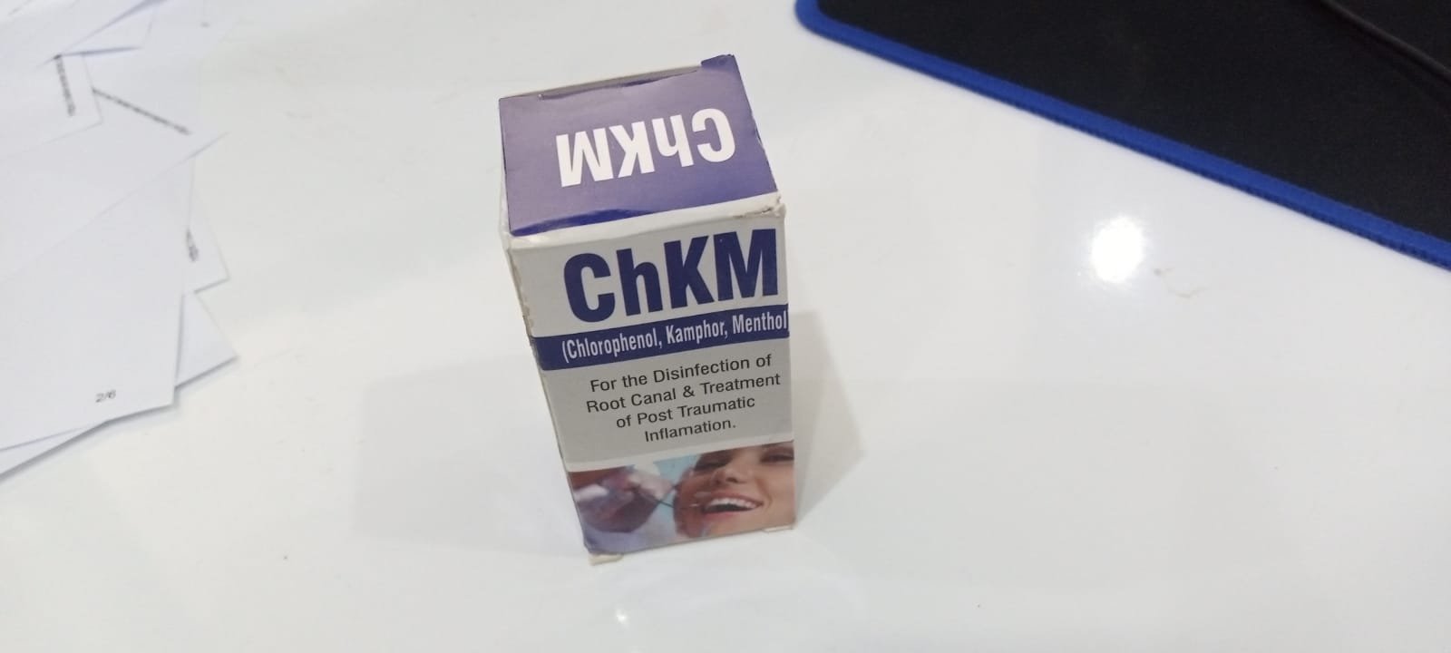 Chlorophenol , kamphor , menthol for the disinfection of root canal ...