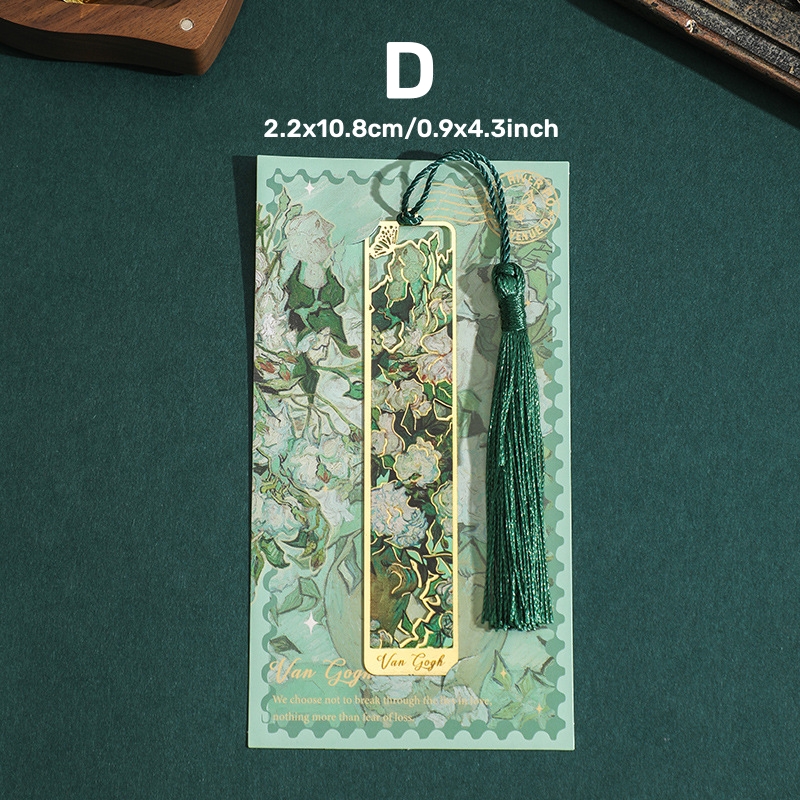 Sweet Journal Famous Painting Series Metal Card Bookmarks for Books ...