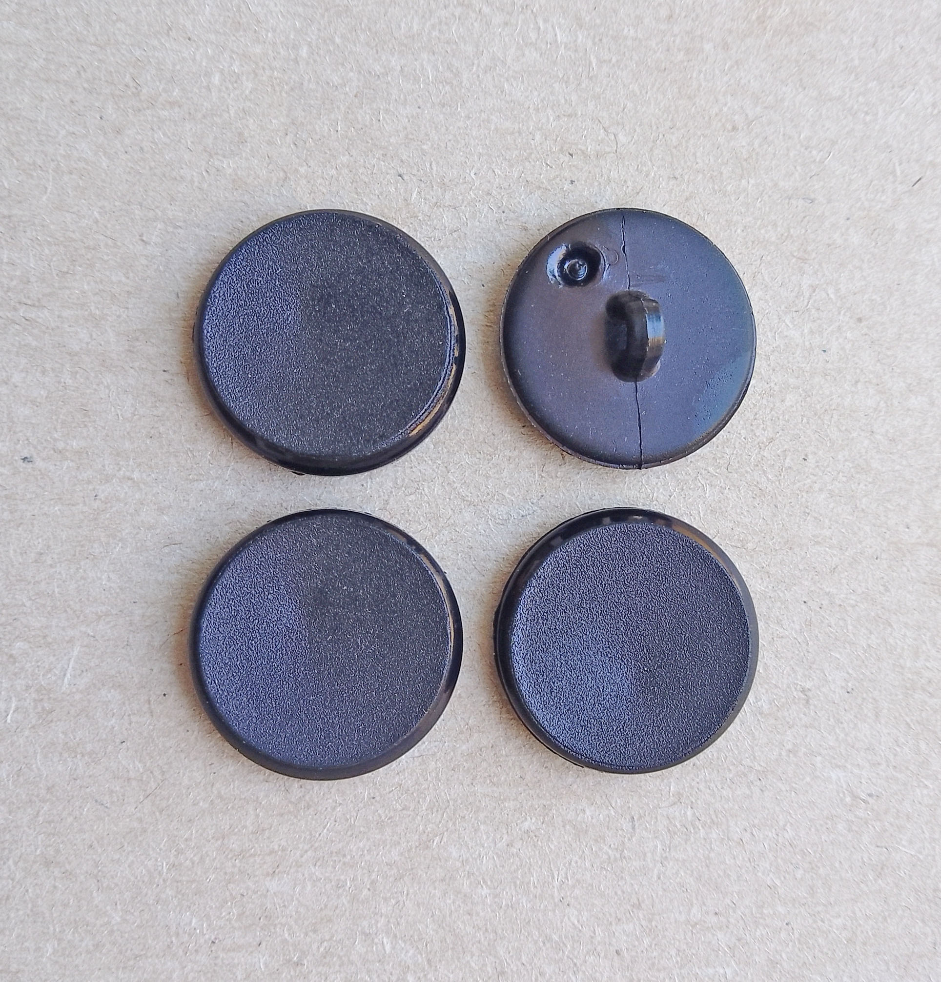 4-Pieces Fancy and Attractive Black Buttons | Fancy Buttons for Men ...
