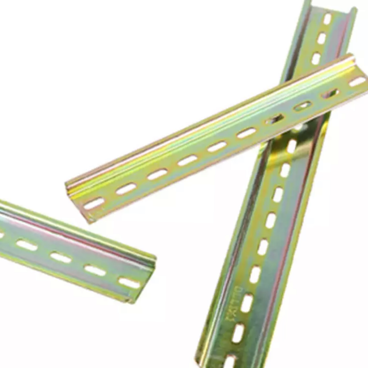 1 Pcs 35mm-500mm Iron Aluminium Slotted Din Rail For Circuit Breaker ...