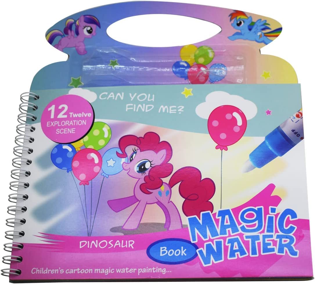 Reusable Magic Water Quick Dry Book Water Coloring Book Doodle with ...