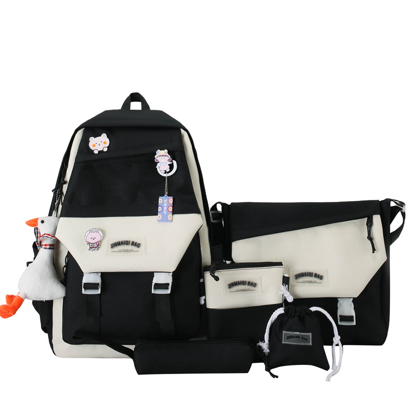 4IN1 SAT Women Backpack For Teenage Girls College Student Kids Book Bag ...