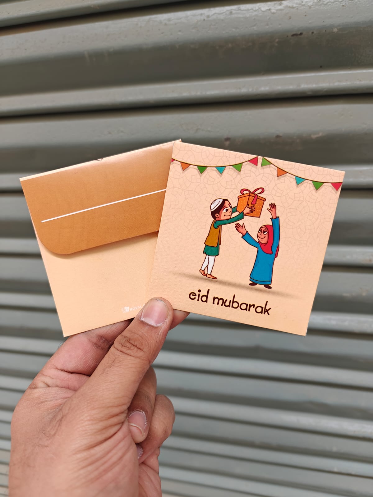 10Pcs Eid Mubarak Design Tikki Card Eidi Small Pocket Envelope With ...