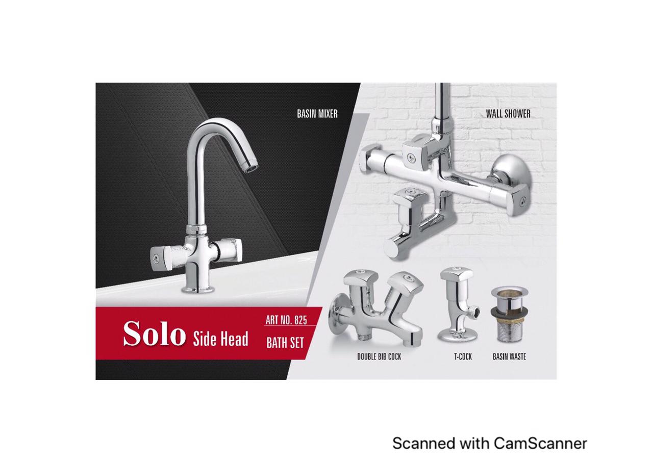 Solo 7 pieces Complete Bath Set Shower Set Wall Mounted 7 in 1 Complete ...