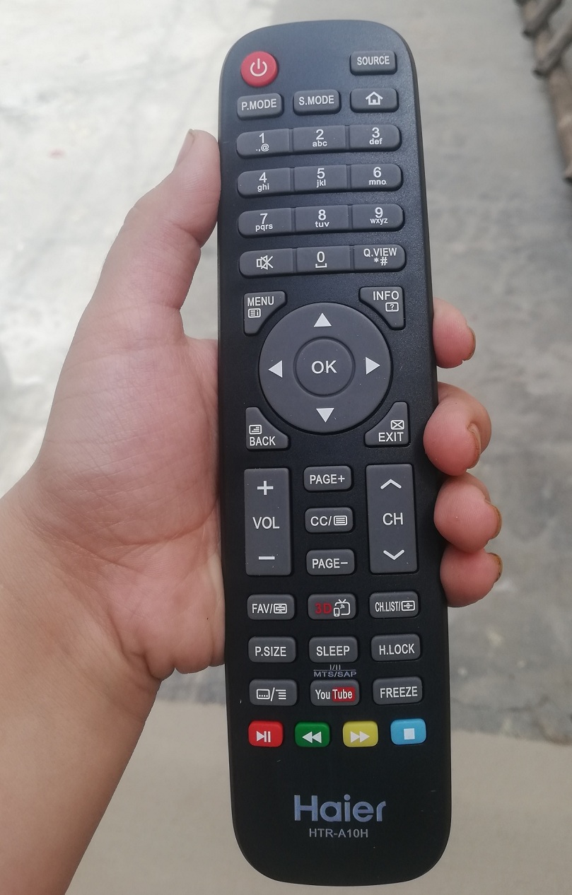 HAIER Smart LED & LCD TV Remote with Youtub Button | Daraz.pk