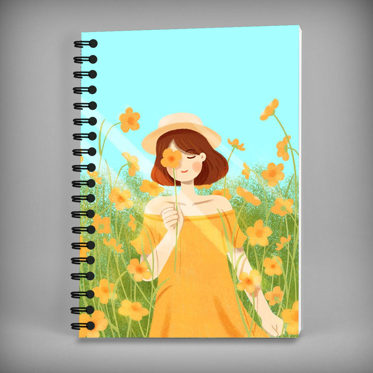 Notebook - Cute Character Cover for Girls University and College ...