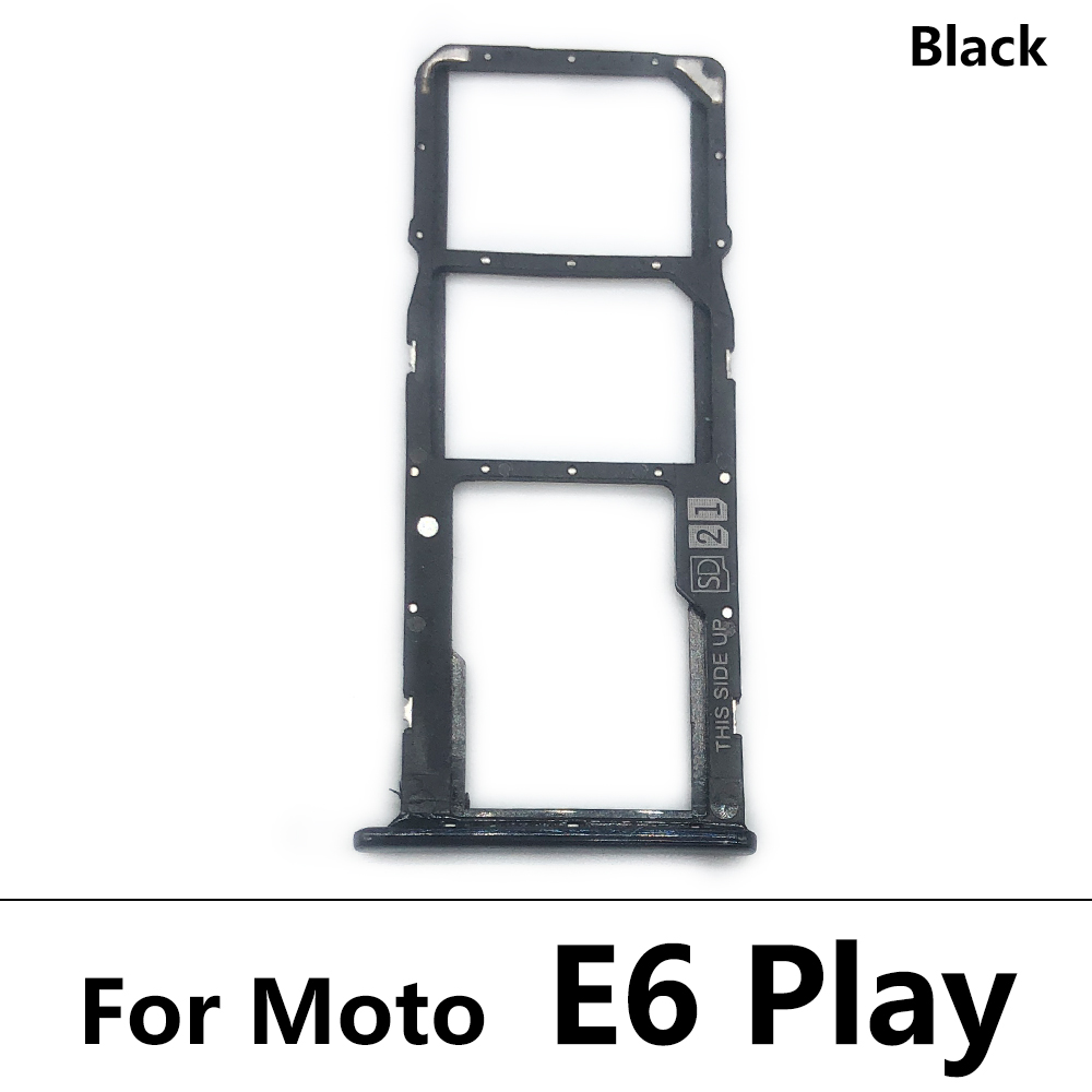 New SiM Tray For Moto E6 Play E6s E7 Plus E7i Power E20 E40 SIM Card ...