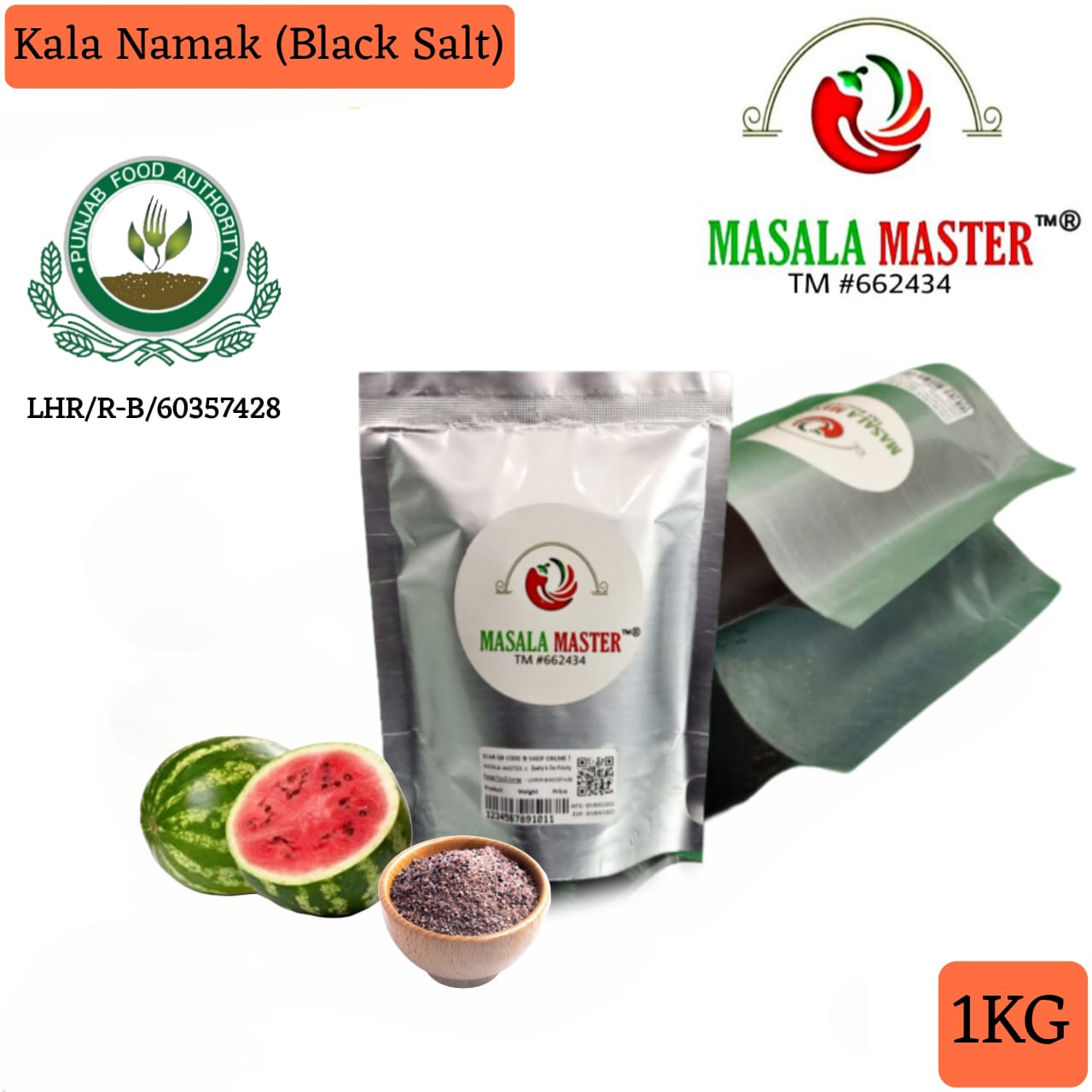 Kala Namak (Black Salt) by Masala Master | 1KG | Pure | Sprinkle Over ...