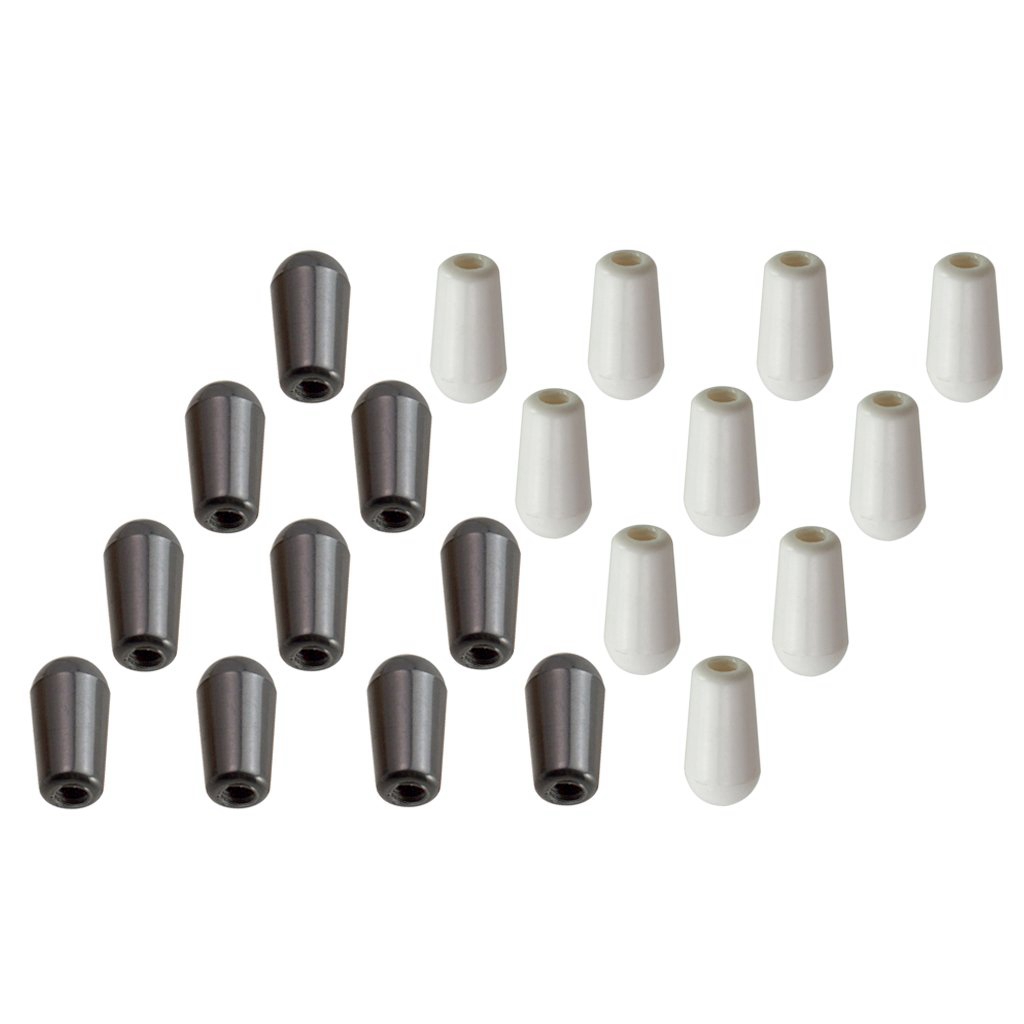 Pack Of 20 Guitar 3 Way Toggle Switch Cap Tips Buttons For Les Paul ...
