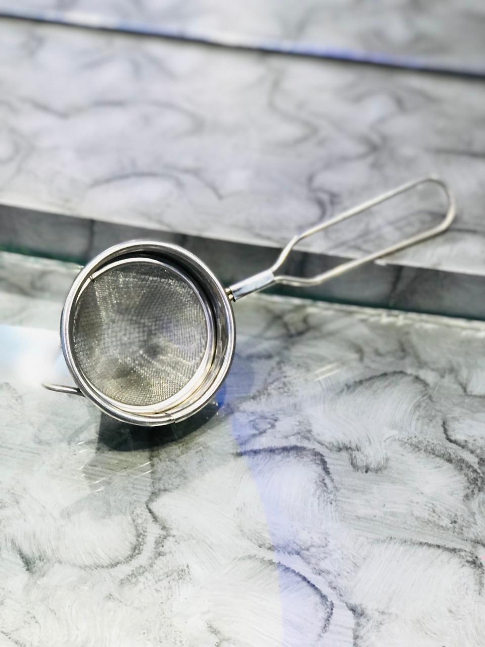 Strainer - Tea Strainer - Steel Mesh Tea Strainer (Double jali) | Daraz.pk