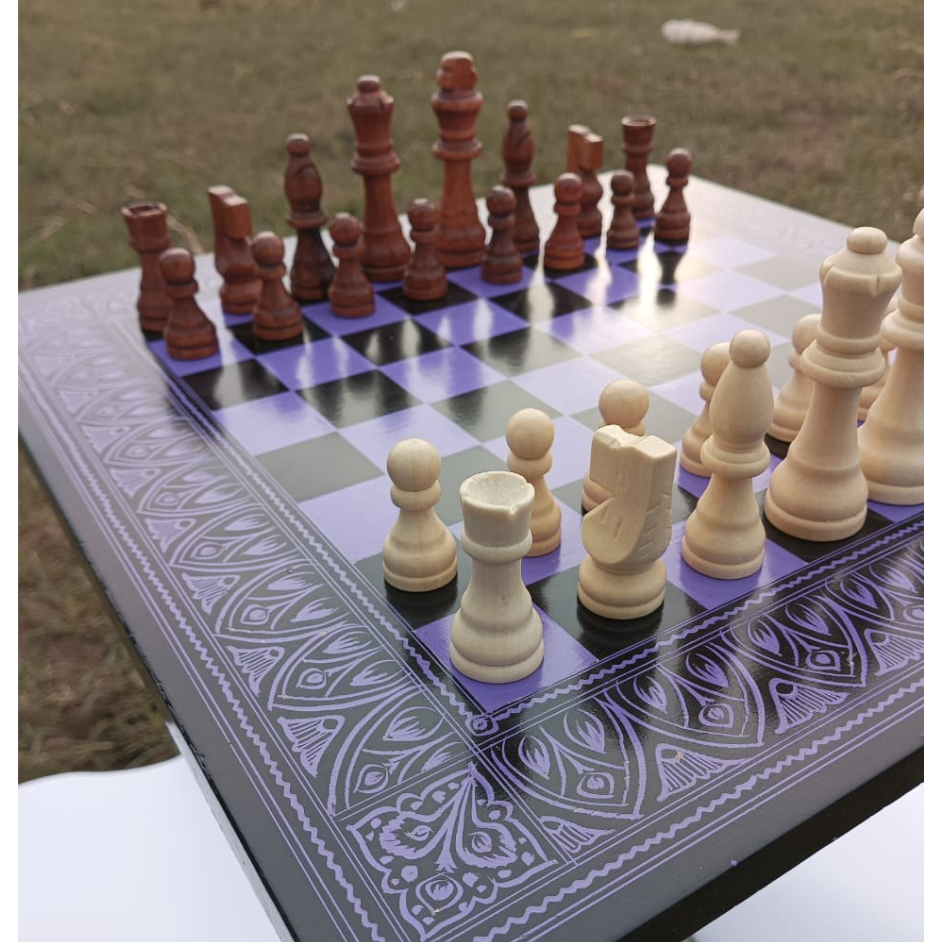 Lacquer Chess Set, Proffesional Chess Set, Classic Wooden Chess, High ...