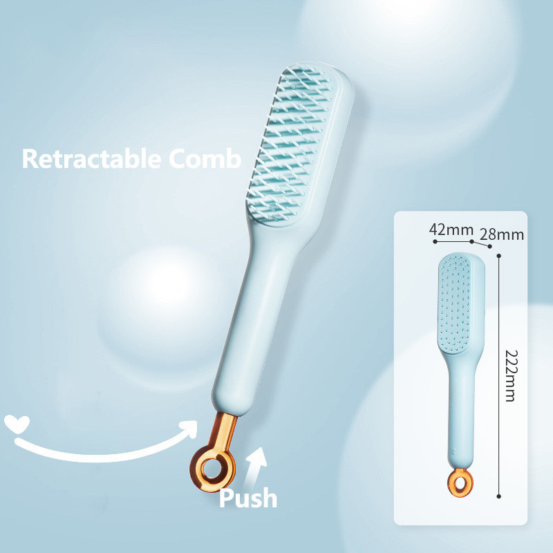 Enacolor Retractable Rotatable Comb Massage Anti-static Hair Comb ...