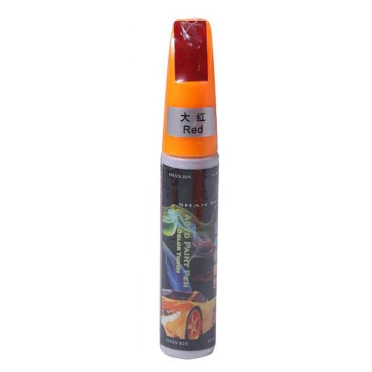 Red Color Pen For Fixing Scratches & Paint Repair For All Car ...