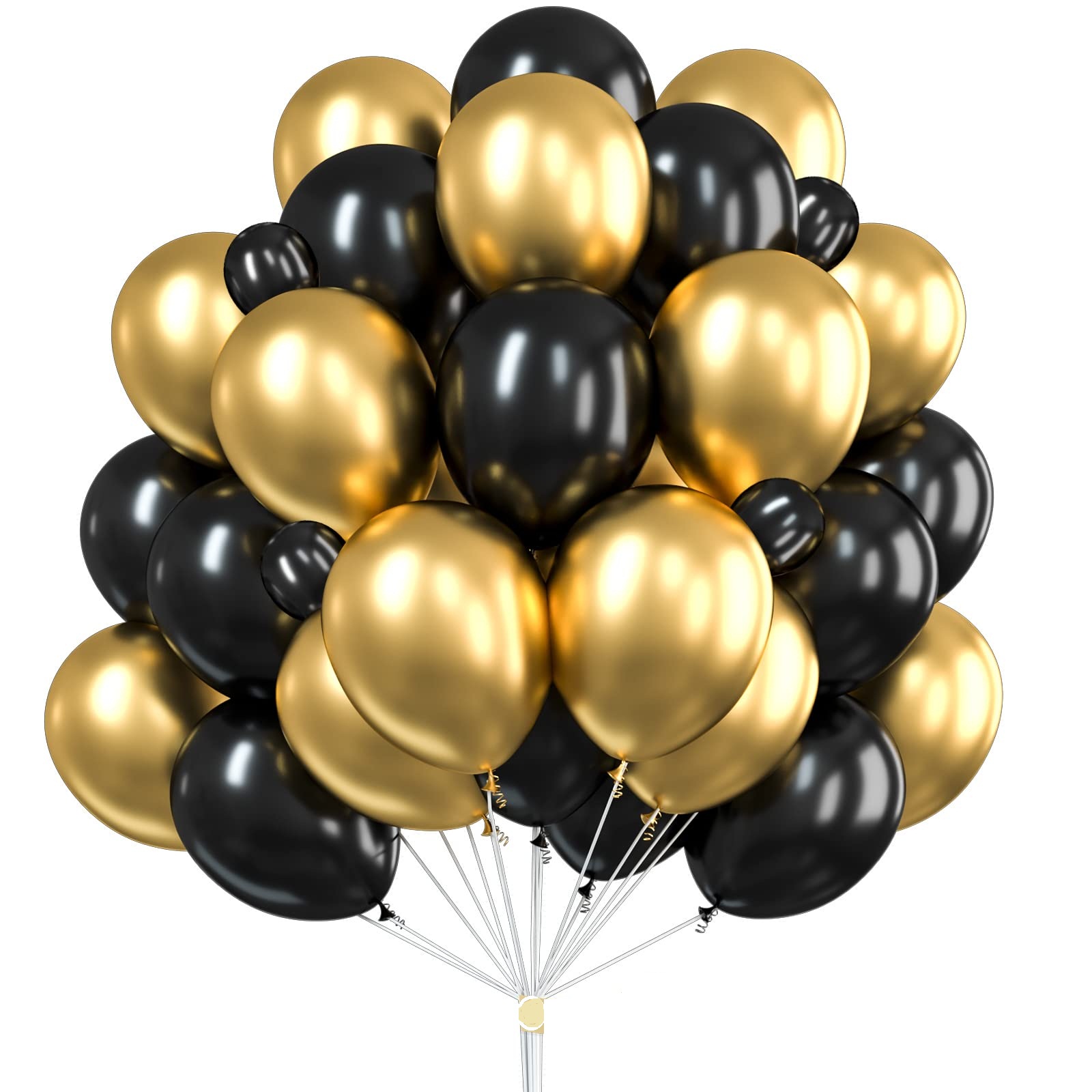 50 PCS Pack Of Large Metallic Shiny Balloons for Birthday Party ...