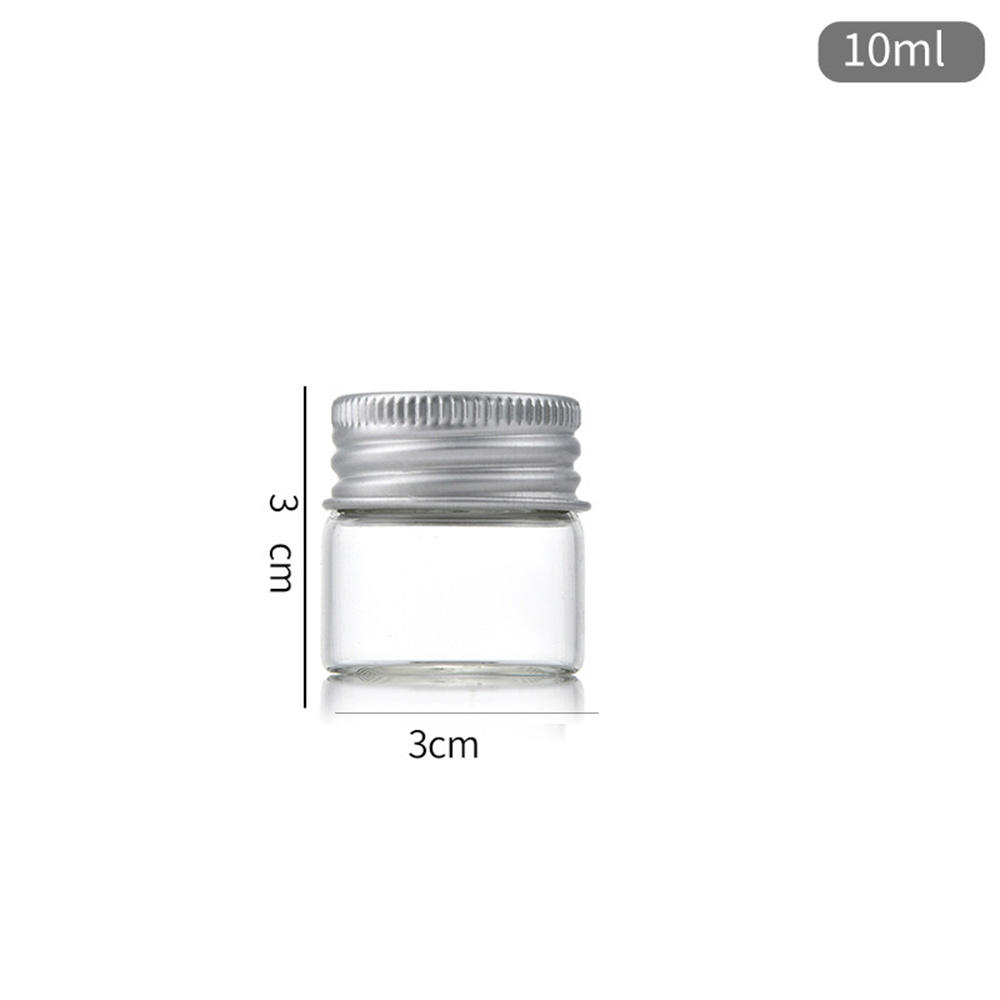 Small Glass Containers Home Decor Supplies Transparent Sample Jars Mini ...