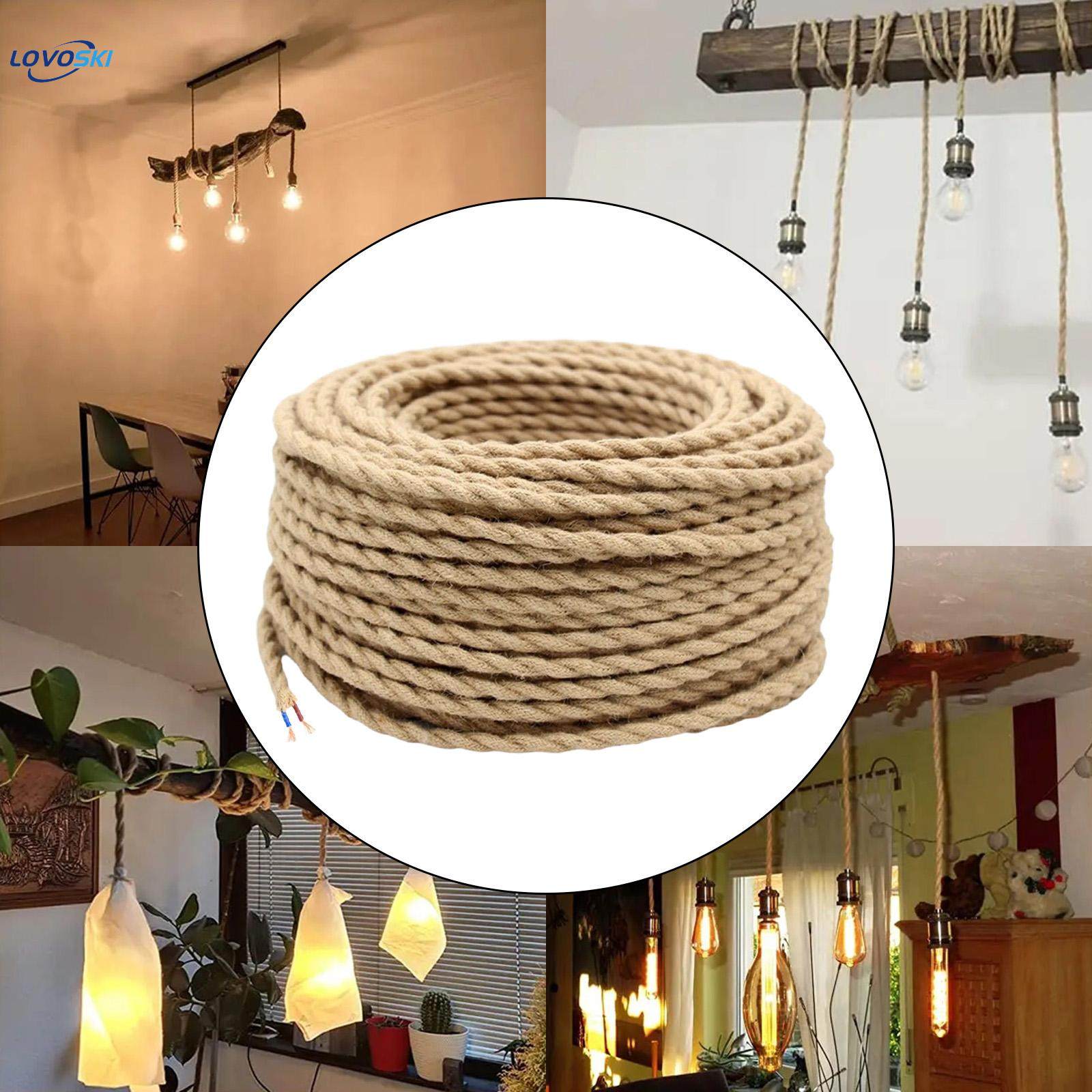 Electric Rope Light Cord 2x0.75mm 5M Electrical Cord for Home Bar ...