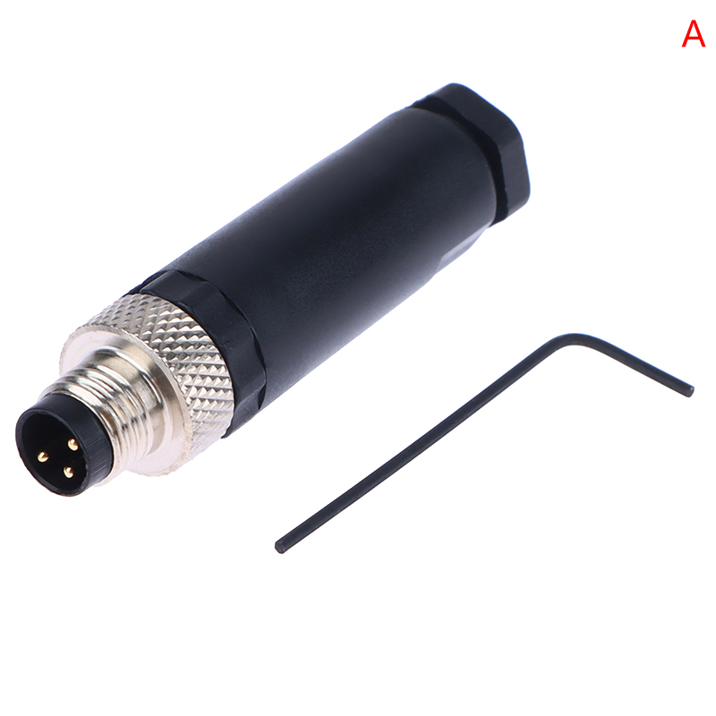 M8 Sensor Connector Waterproof Male&female Plug Screw Threaded Plug ...