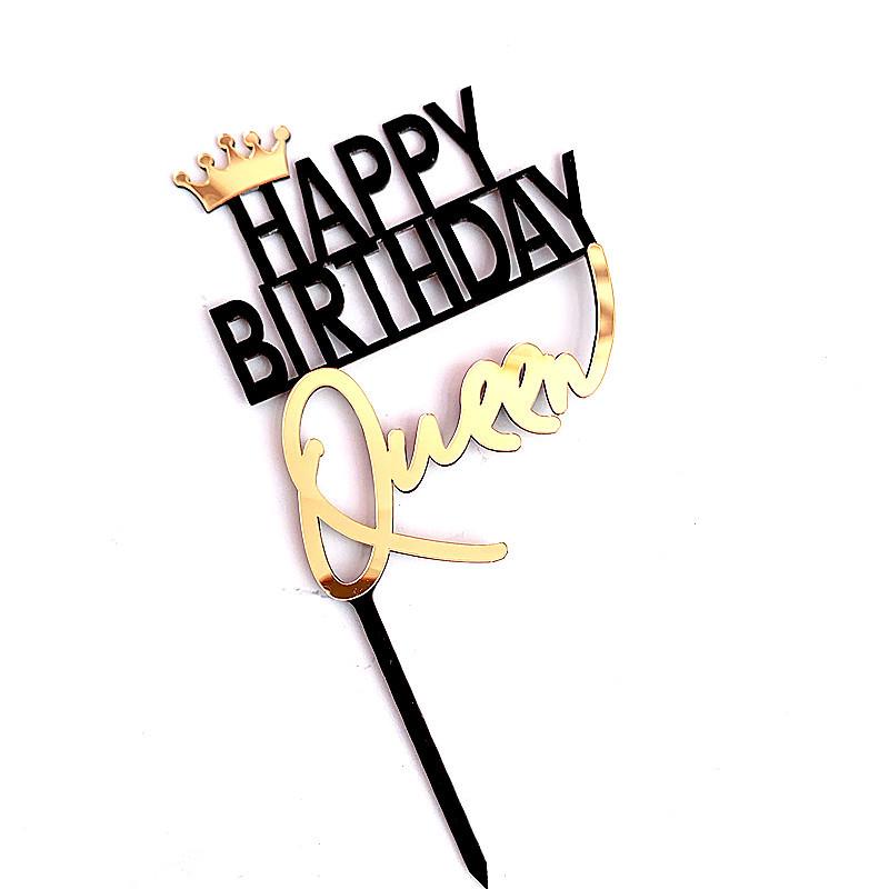 Happy Birthday Queen Cake Topper For Birthday Parties To Make More ...