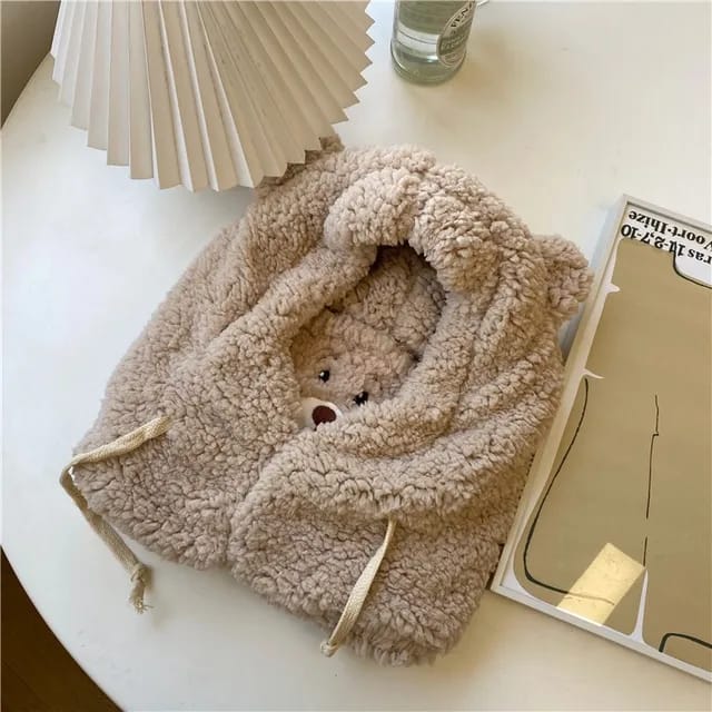 Winter Wool Cap with neck warmer for Kids |Panda caps for kids winter ...