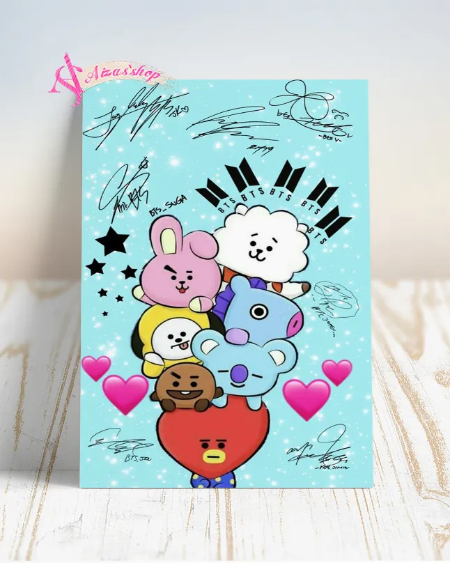 Bt21 Poster for Bt21 fans | Daraz.pk