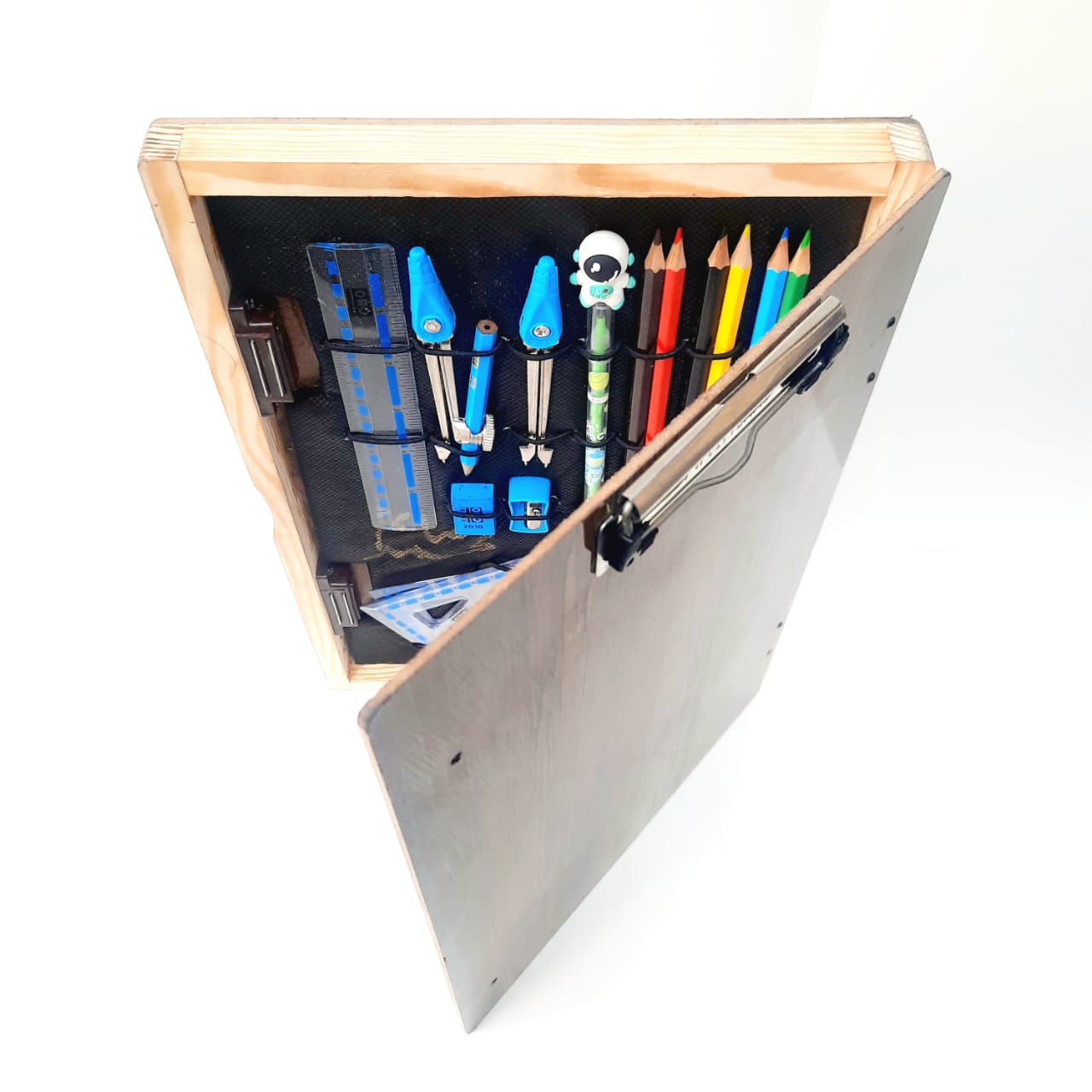 3-in-1 Writing board geometry scales colors compass protector set ...