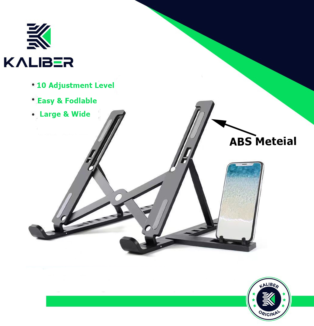 Laptop Stand Foldable ABS Plastic material Portable Desktop Computer ...