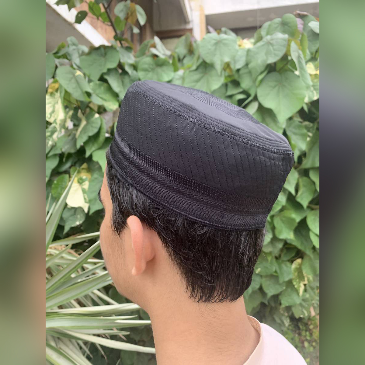 Men's Namaz Cap Cloth Contrasting Boqus Prayer Cap / Namaz Topi ...
