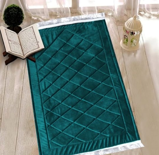 Velvet Jaye Namaz Polyester includes check Quilted For Daily Use Ramzan ...