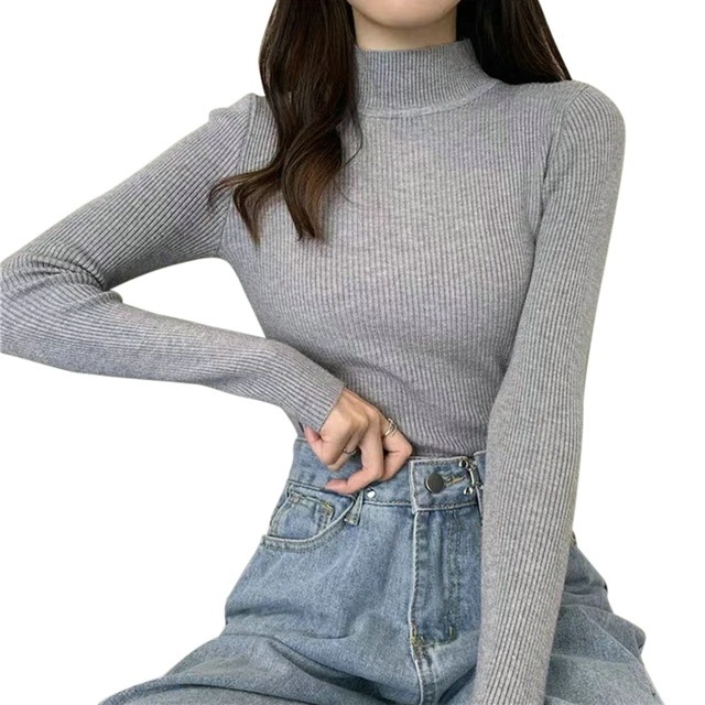 Women High Neck ladies high neck turtle neck for girls winter season ...