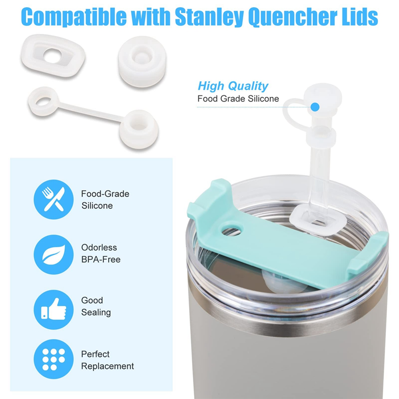 6 PCS Silicone Spill Proof Stopper For Cup 1.0 40/30/20 Oz For Spill ...