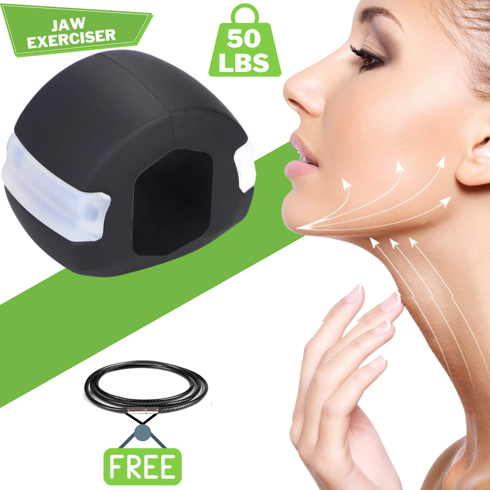 Jawline Exerciser Ball Jawline Shaper chew for men & women reduce ...