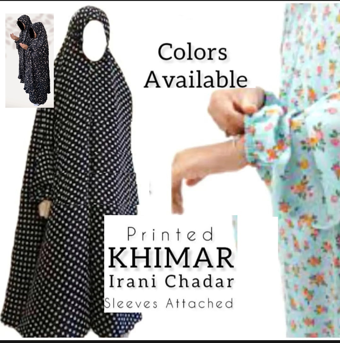 stitched irani namaz chadar with sleeves | Daraz.pk