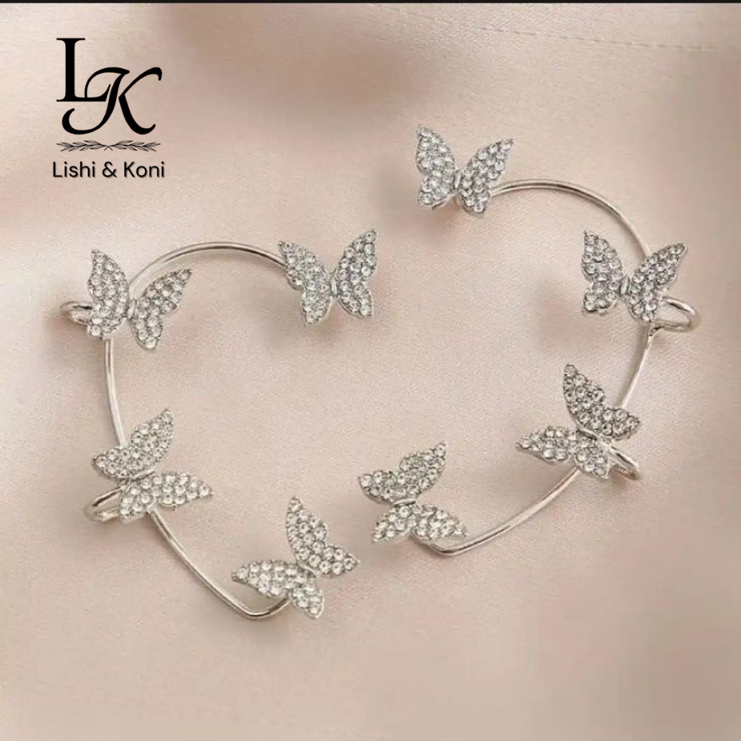 Pair of Dazzle & Adorn Ear Cuff Collection - Trendsetting Elegance for ...