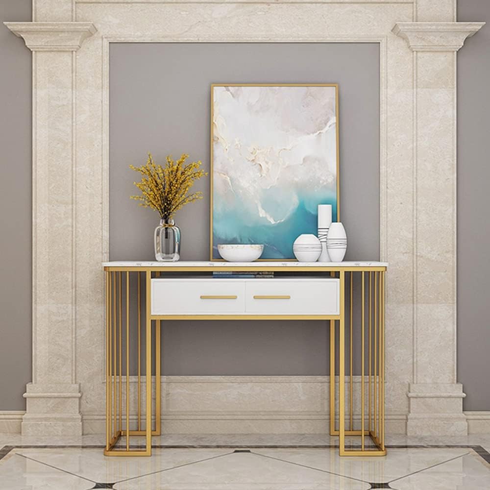Stylish and Modern 2-Drawers Console Table | Entryway | Hallway | Lobby ...
