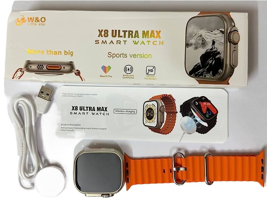 X8 Unique Combination , Smart Watch Ultra with one Strap | Daraz.pk