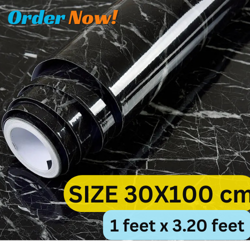 Marble Self-Adhesive PVC Sheet for Kitchen, Waterproof, Anti-Oil, Heat ...