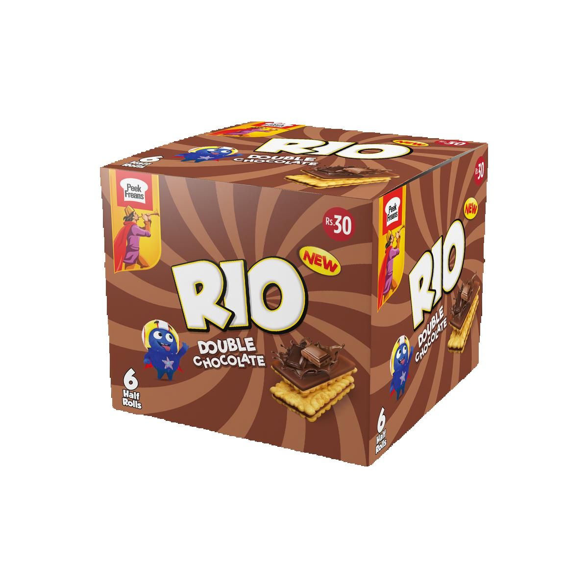 Rio Double Chocolate Half Roll Pack of 6 | Daraz.pk