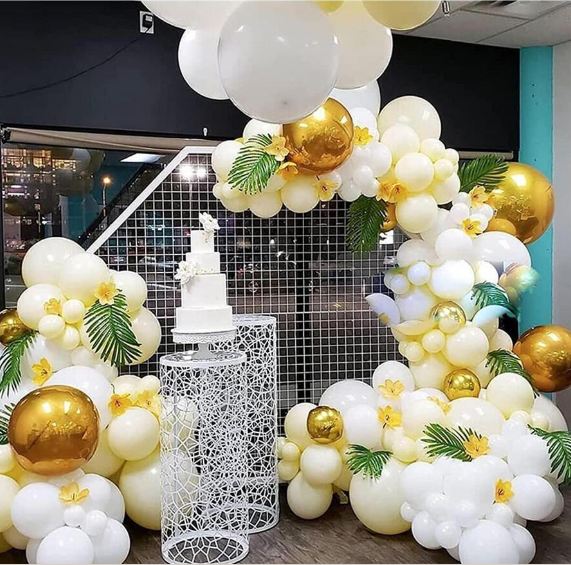 90 pcs 10 inch Cream Pastel balloons Macaron Balloon for use Birthday ...